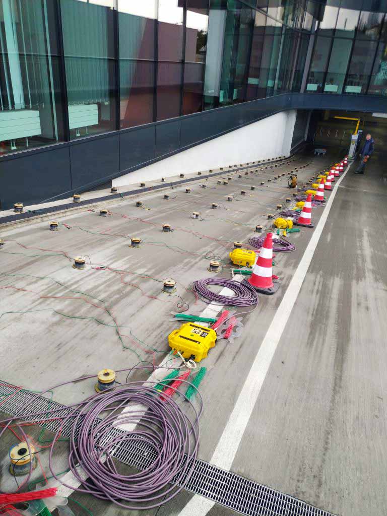 Investigation of ramp to underground car park