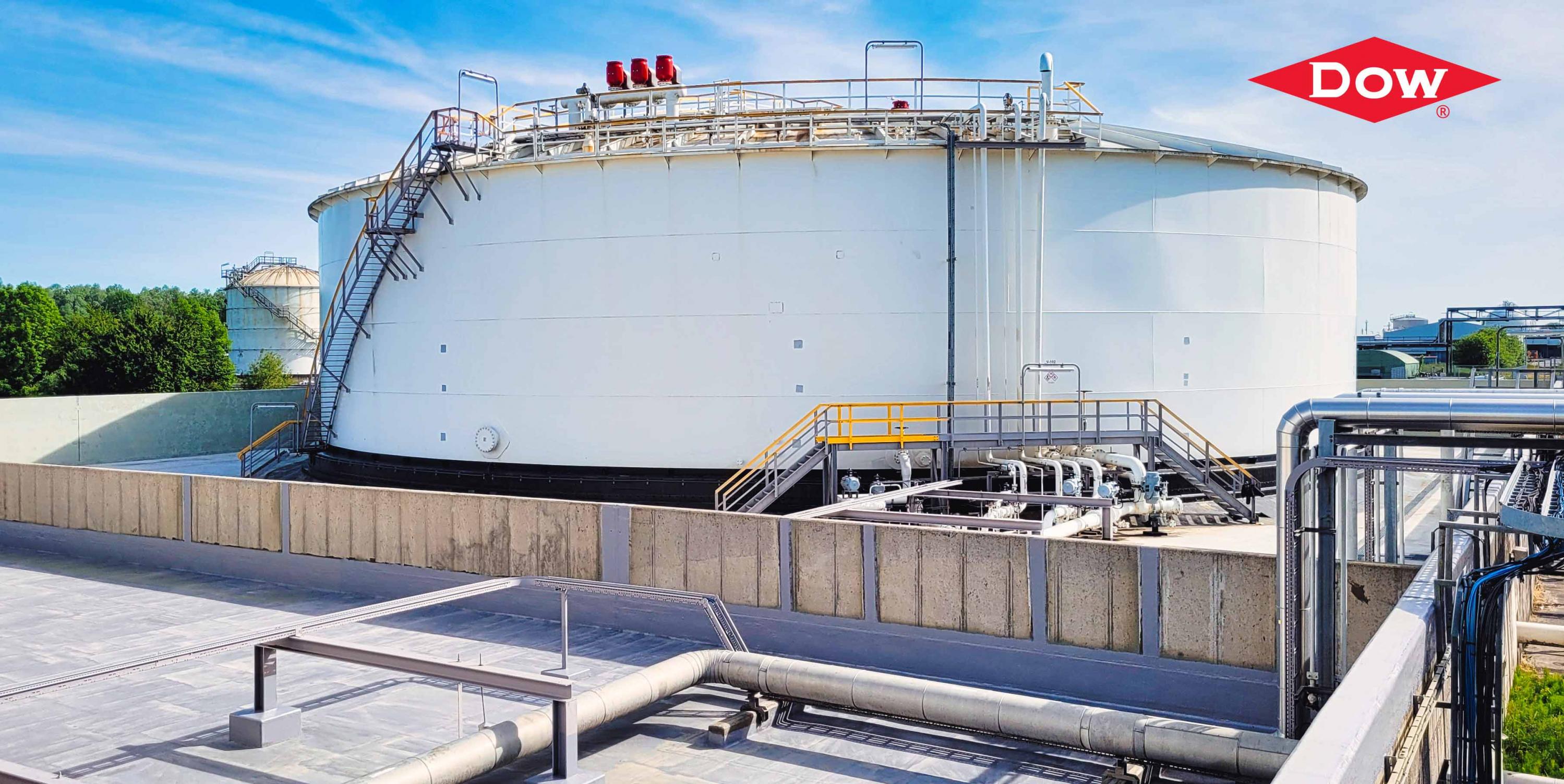 First Automated Leak Monitoring of a Tank Farm at Dow